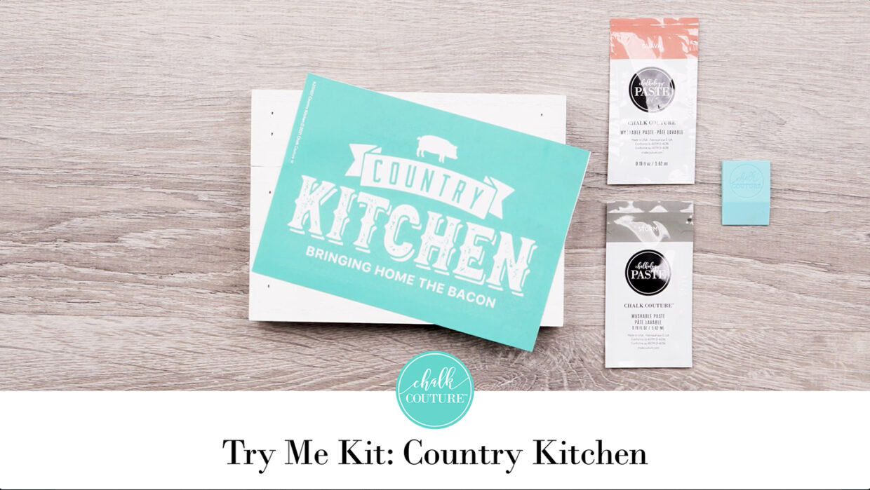 6 Fabulous Complete Try Me Kits - Chalk Couture | Chalk Camp by Jill Hagner