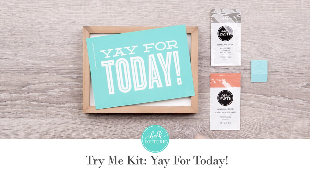 6 Fabulous Complete Try Me Kits - Chalk Couture | Chalk Camp by Jill Hagner