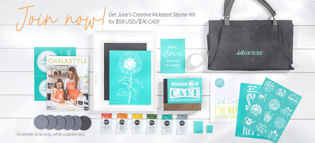 Special Creative Kickstart 2022 Starter Kit - Chalk Couture | Chalk ...